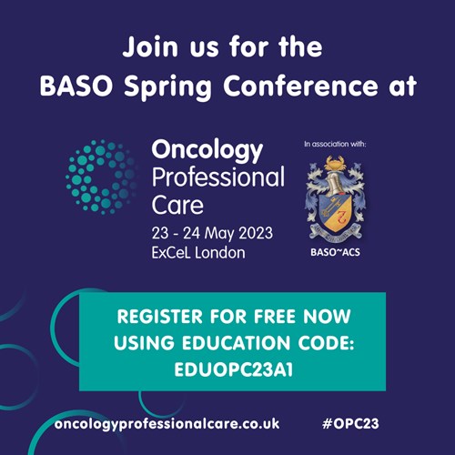 BASO~ACS annual conference - BASO ~ The Association For Cancer Surgery