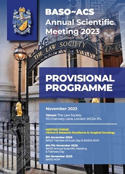 BASO Annual Conference - BASO ~ The Association For Cancer Surgery